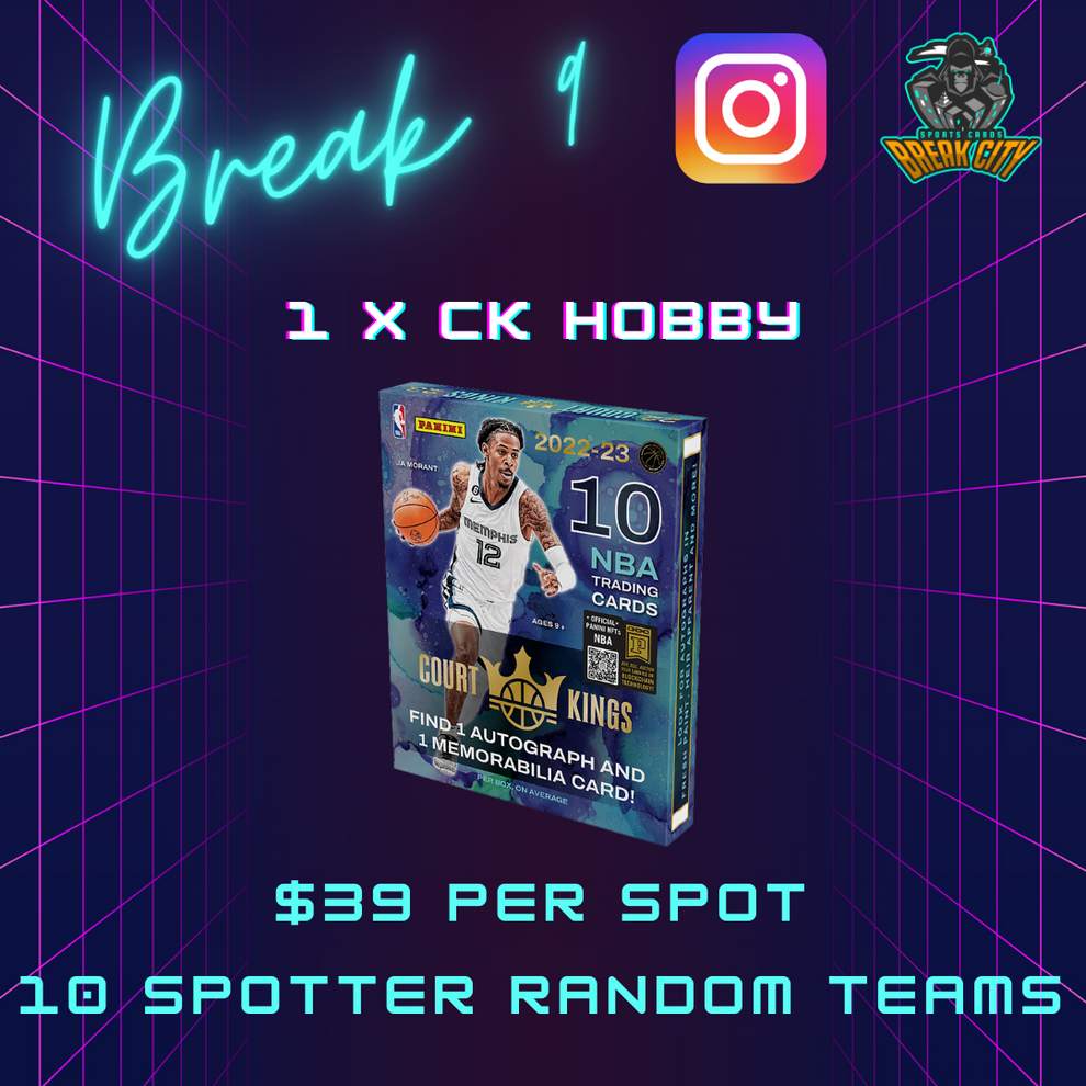 Break #9 1 X CK HOBBY – Break City Cards